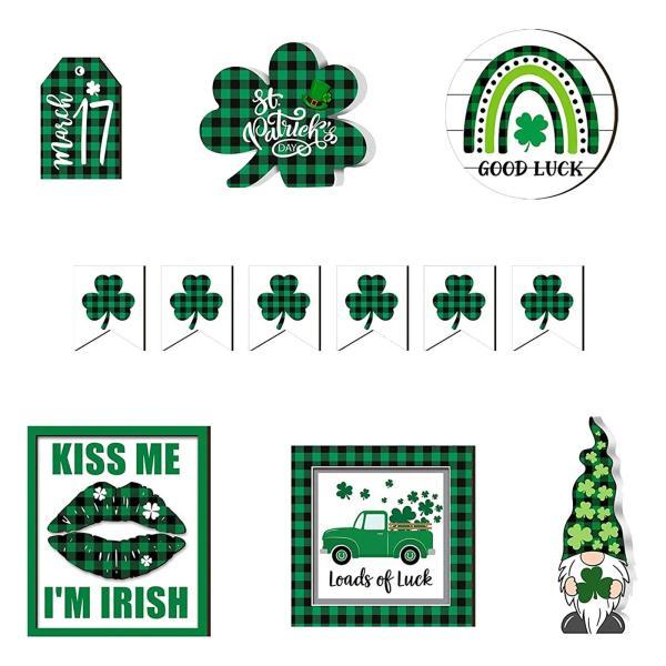 説明:聖パトリックの日の装飾: 聖パトリックの日の階層型トレイの装飾.コーヒーバー用.またはディスプレイシェルフに置くだけで.豊富で装飾的です.デザイン: 聖パトリックの日の装飾.美しく.装飾的で.創造的で.ゴージャスな色のマッチングと絶妙...