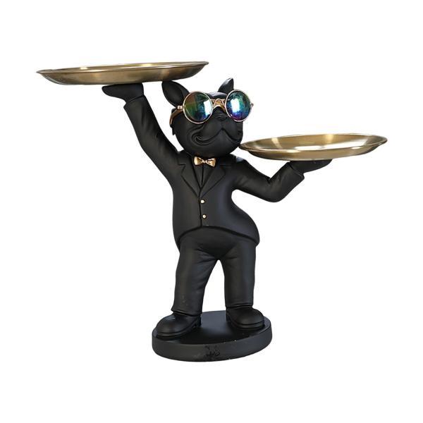 説明:[耐久性のある素材]犬の像の収納トレイは.高品質の樹脂製で.環境に優しく.エレガントで.用途が広く.魅力的です.[デザイン]メガネをかけた犬の像は.単なる創作工芸品ではありません.シックなオーナメントで.小物を収納でき.美しく実用的で...