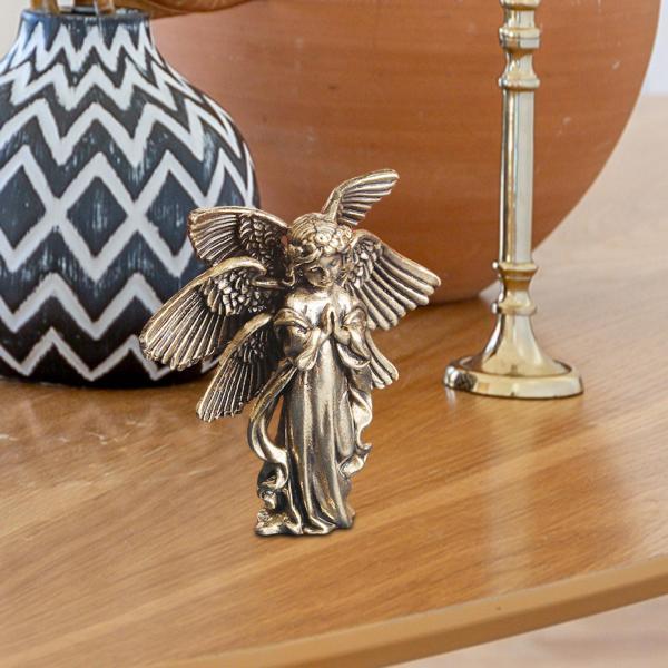 説明:[素材]: 高品質で耐久性のある銅製のヨーロッパの天使の置物彫刻.長期間使用でき.環境保護と無害です.[絶妙な手作り]: 聖なる天使が鮮やかなディテールをデザインし.手彫りの置物はご自宅のアートデコレーションを完璧にディスプレイします...