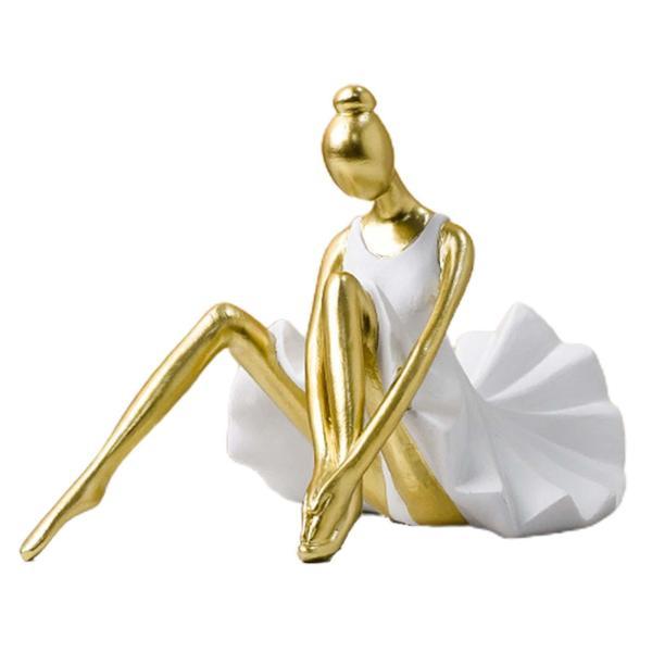 説明:[プレミアムで信頼性の高い]:バレリーナ像の彫刻は高品質の樹脂素材で作られており.表面は滑らかで.耐久性と安定性があり.長期間使用できます.[スタイリングと斬新さ]:クリエイティブな素敵なバレエダンサーの形の彫像樹脂工芸品の装飾品.北...