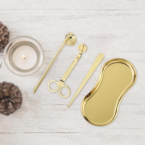 説明:[キャンドルツール4点セット]キャンドル芯トリマー.キャンドル芯ディッパー.キャンドル消しゴム.収納トレイが含まれます.[ステンレス鋼素材]キャンドルスナッファートリマーフックトレイセットはステンレス鋼製で.磨かれており.錆びにくく....