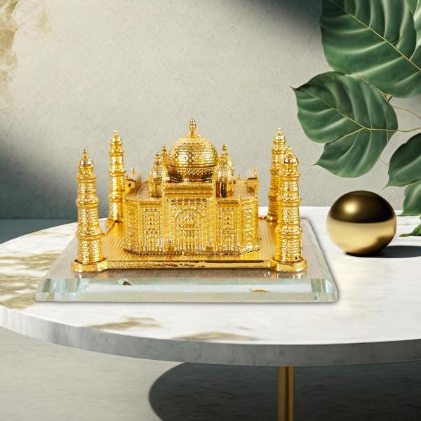 説明:[合金素材]合金タージマハルミニチュア建築モデルは合金.硬質ガラスベースで作られており.頑丈で耐久性があります.[サイズ情報]世界的に有名なランドマーク.インドのタージマハルモデル(長さx幅x高さ)は約10.5cmx11cmx16cm...