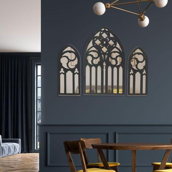 説明:[高品質素材]装飾アーチ型ウォールミラーは高品質の木材とアクリル素材で作られており.長期使用に耐える信頼性と耐久性があります.[ヴィンテージで素朴な]壁装飾ミラーは大聖堂のアーチフレームを採用し.ゴシック様式でデザインされています.壁...