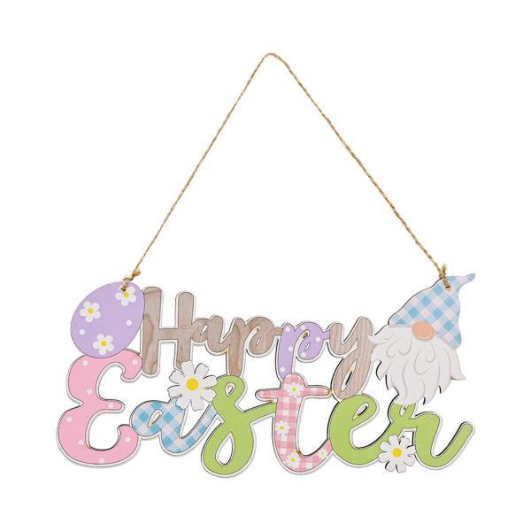 説明:[イースターデコレーション]:繊細で新鮮なイースターハンギングオーナメント.クラシックなイースター要素が暖かいお祭りの雰囲気を加え.玄関.壁.窓.木などに掛けるのに適しています.[耐久性のある素材]: このイースターハンギングペンダン...