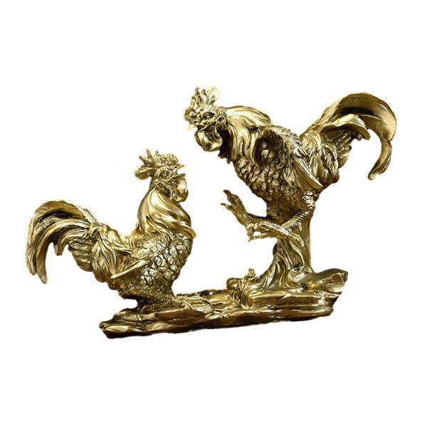 説明:[高品質素材]: 鶏の彫刻の家の装飾は.環境に優しく.品質が信頼でき.使用中に耐久性のある高品質の樹脂素材で作られています.[鶏の置物]:コック樹脂像には美しい意味があり.家の装飾.卓上装飾.風水装飾に最適です.[家の装飾]:酉の像の...