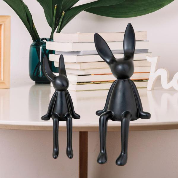 説明:[セラミック素材]かわいい座っているウサギの置物はセラミック製で.繊細で軽量です.[動物飾り]セラミック抽象動物ウサギの彫刻.エレガントで抽象的な彫像テーブル装飾[素晴らしい仕上がり]シンプルでモダンな座りウサギの装飾工芸品は手作りで...