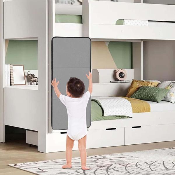 説明:[デザイン]:6つの安全なバックル付き二段ベッドはしごカバー.長さ調節可能.簡単に収納できる折りたたみ式のデザイン.赤ちゃんが二段ベッドのはしごを一人で登るのを効果的に防ぎます.[丈夫な素材]:オックスフォード布素材で作られた二段ベッ...