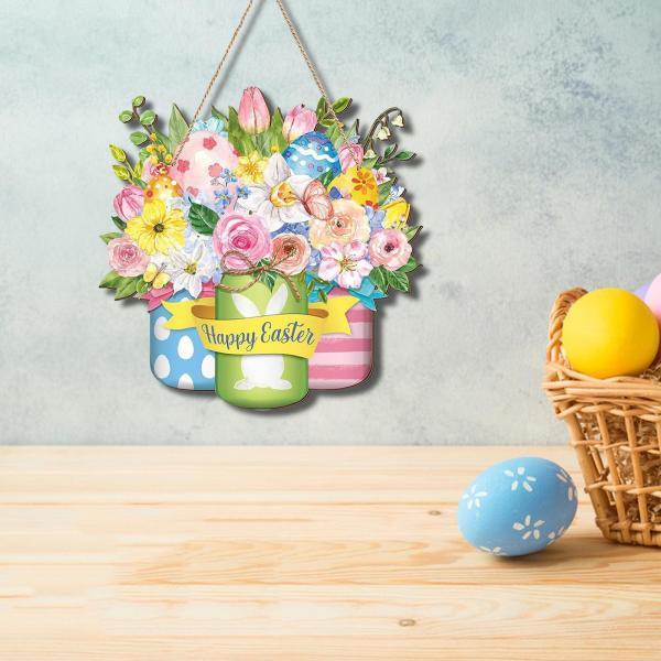 説明:[製品サイズ]: イースターフラワードアサインのサイズは30cmx30cm/11.81インチx11.81インチです.玄関ドア.壁.窓などに掛けるのに適しています.[イースターデコレーション]:玄関ドアのウェルカムサインは造花で装飾され...