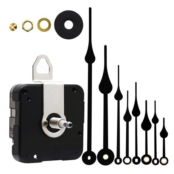 説明:[DIY時計修理キット]さまざまなスタイルの時計フレームに適した8個の異なる針交換部品を備えた時計ムーブメント[修理部品]時計の壊れた部品の修理.交換.または時計の自作に適したDIY時計ムーブメント機構キット[プロフェッショナルアクセ...