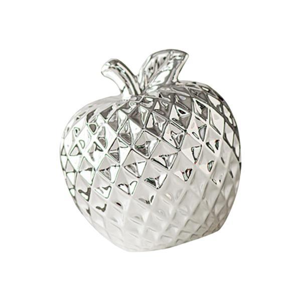 説明:[シンプルなスタイリング]:市松模様の質感を備えたシンプルで繊細なリンゴの像.創造的なモダンアートの装飾.細かい仕上がり.家の装飾に最適です.[耐久性のある素材]: フルーツの彫刻は高級セラミック素材で作られており.環境に優しく滑らか...