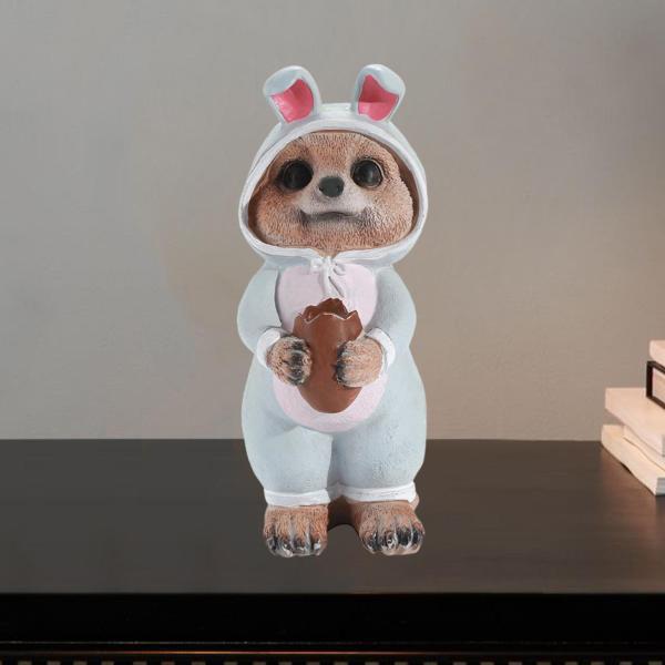 説明:[樹脂素材]ミーアキャットの置物ホームデコレーションは樹脂素材で作られており.環境に優しく丈夫で.長期間保管できます. [ユニークなデザイン]このガーデン像は.ウサギの耳の装飾が施されたミーアキャットをイメージしてデザインされており....