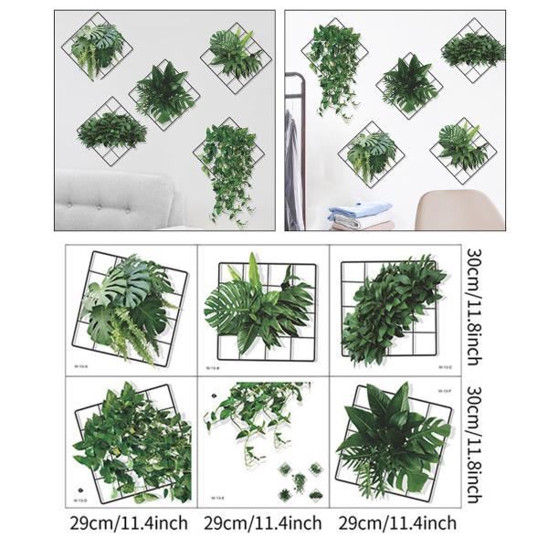 説明:[プレミアムで信頼性]: 緑の植物のグリッドウォールステッカーは.滑らかで防水性があり.長期間耐摩耗性のある PVC 素材で作られています. [幅広い用途]:  ウォール デコレーションは.壁面のほか.食器棚のキャビネット パネルやガ...
