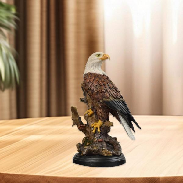 説明:[高級素材]: イーグル像は樹脂素材で作られており.塗装された工芸品で.屋内外のあらゆる部屋の装飾に最適です. [工芸品]: 優れた手工芸品.リアルな効果.優れた職人技.滑らかで繊細な表面が.素晴らしい雰囲気をもたらします. [良い装...