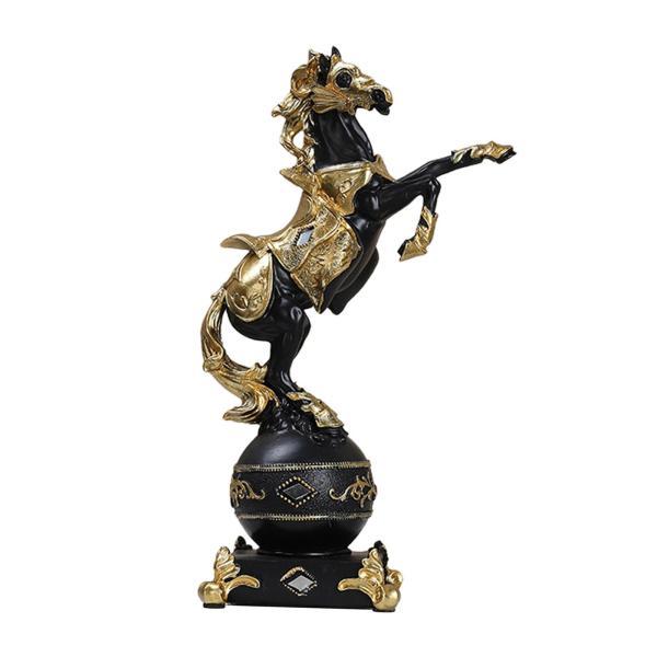 説明:[素材と職人技]: 馬の置物は厳選された樹脂素材を使用し.現代中国文化のエッセンスと現代のヨーロッパとアメリカのアートデザインを組み合わせて.雄大でリアルな疾走する馬の形を作り出しています. [アートデザイン]: この馬の置物樹脂工芸...