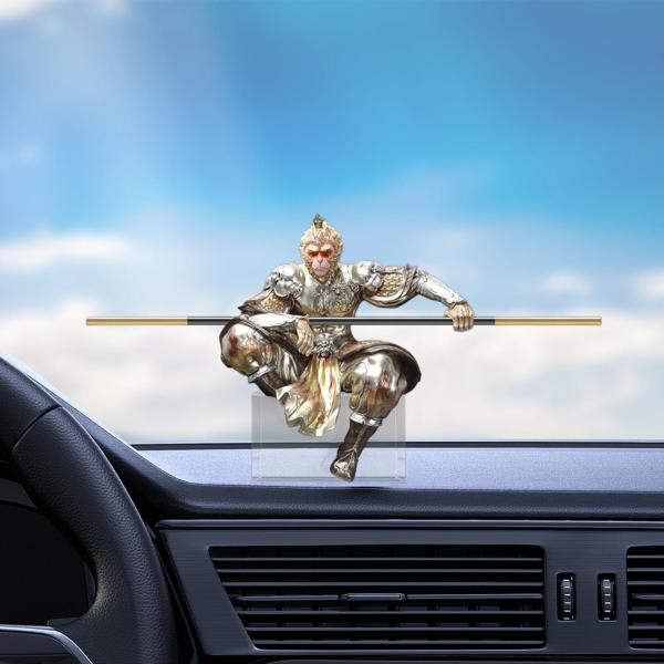 説明:[中国神話にインスパイアされた]: この猿の像は.中国神話の巨匠に基づいています.ゲームキャラクター愛好家や車の装飾愛好家に最適です. [デザインの特徴]: モンキー可動人形は.ピースごとに彫刻されており.全体的に雄大なデザインを誇っ...