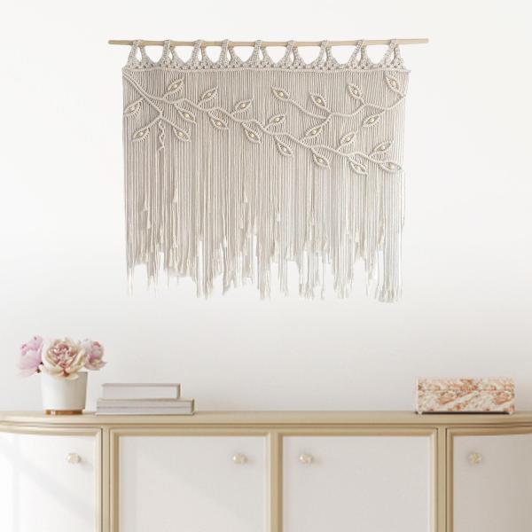 説明:大きなボヘミアン タペストリー: 美しい織り模様が描かれ.タッセルで飾られたレースの壁アート装飾.丈夫な素材: このかわいい小さな壁掛けアート作品は綿で作られており.手作りで非常に丈夫です.幅広い用途: このエキゾチックなボヘミアン ...