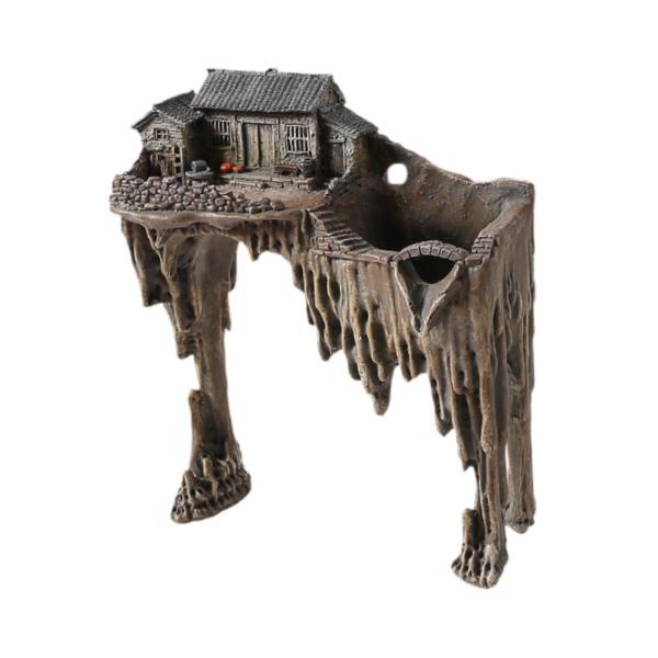 説明:[見た目を向上]: この水槽の隠れ家の装飾は見た目を向上させるだけでなく.水生生物に自然な生息地を提供します.どんな水槽にも理想的な追加アイテムで.自然と美しさのタッチを加えます. [芸術的な景観デザイン]: 景観装飾は精巧にデザイン...