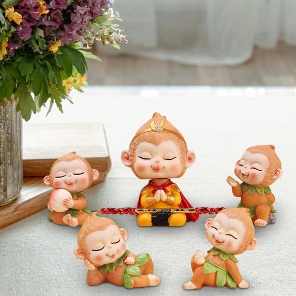 説明:[プレミアムで信頼性]: この猿の像は樹脂素材で作られており.丈夫で.家の装飾として目を引く仏像になります. [見た目が良い]: 本物そっくりのディテールとリアルなボディを備えたミニチュア猿の置物は.装飾品やユニークなテーブル装飾とし...