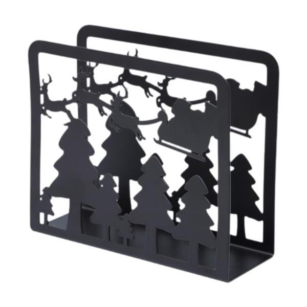 説明:[素材]クリスマス柄ナプキンホルダーはステンレススチール製で.錆びにくく丈夫な構造です. [サイズ情報]テーブル用メタルナプキンホルダーの寸法は約12cmx4.2cmx10cm/4.72インチx1.65インチx3.94インチ. [クリ...