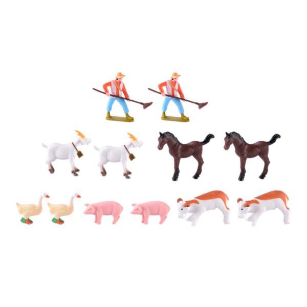 説明:[プレミアム素材]: ファームフィギュア像はPVC製で.耐摩耗性があり.壊れにくく.耐久性と長寿命を保証します. [精巧な職人技]: これらの家畜のフィギュアは精巧な職人技と鮮やかなディテールで作られており.デスクの装飾に最適です.サ...