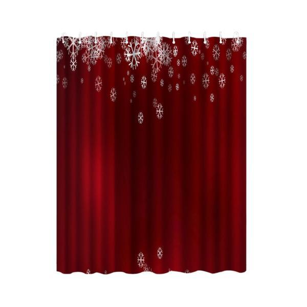 説明:[防水素材]クリスマスシャワーカーテンはポリエステル生地で作られており.柔らかく.軽量で.防水性があり.しわになりにくいです. [サイズ情報]12個のフック付きシャワーカーテンの寸法は約180cmx200cm/70.87インチx78....