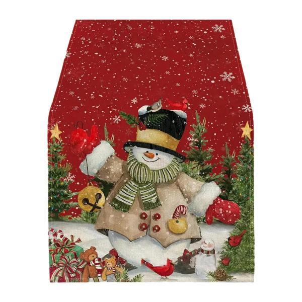 説明:[クリスマスデコレーション]: このクリスマステーブルランナーはクリスマスデコレーションに最適で.ダイニングテーブルにホリデーの雰囲気を添えます.パーティーツールとして使用したり.ギフトとして贈ったりすることもできます. [素材]: ...