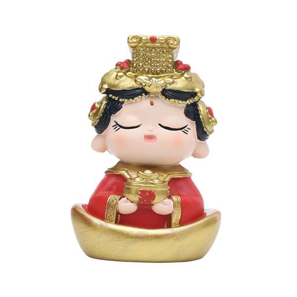 説明:[製品]: 媽祖母神は「女神」とも呼ばれ.伝説では海上航行を司る女神です.この像のセットは.優しい笑顔と豪華な服を着た若々しい要素を視覚デザインに取り入れています. [素材]: この媽祖母神像は樹脂素材で作られており.丈夫で丁寧に作ら...