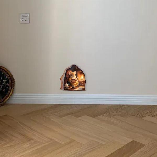 説明:[DIYデコレーション]: 子供部屋用おとぎ話のリアルなネズミ穴ウォールステッカー.ユニークで鮮やかなパターンがお部屋を素敵に演出します. [高品質素材]: ウォールデカールは高品質のPVC素材で作られており.防水性があり.傷つきにく...