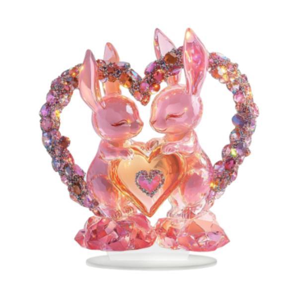 説明:[ロマンチックなデザイン]: ロマンチックなバレンタインデーのデスクトップデコレーション.2Dフラットオーナメント.甘いバレンタインデーのデコレーションで.すぐに良い思い出を再現できます. [高品質素材]: バレンタインデーのデスクト...