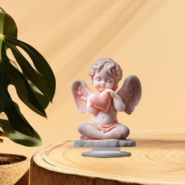 説明:[アクリルエンジェルデコレーション]: このアクリルエンジェルフィギュアは美しく作られたホームデコレーションで.あなたの空間に冬の魅力を添えるのに最適です. [魅力的な卓上オーナメント]: ハートを持った天使のデザイン.このアクリル製...