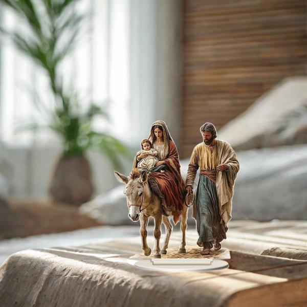 説明:[優れた職人技]: きれいなエッジのバリフリー仕上げが特徴のこのアクリル彫刻は.滑らかな表面とエレガントな外観を保証し.理想的な職人技を示しています[多用途な室内装飾]: クリスマスのキリスト降誕のセンスの置物はリビングルームに最適で...