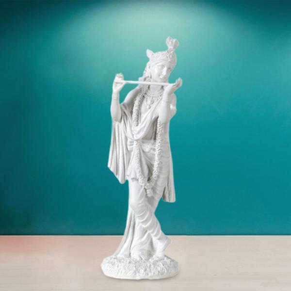 説明:[ファインデザイン]: このクリシュナインド神の置物は.東南アジアの装飾のエッセンスを捉え.複雑なディテールで作られています.あらゆる家庭やオフィススペースの見事な目玉として機能します[プレミアム素材]: 高品質の樹脂で作られたこのク...