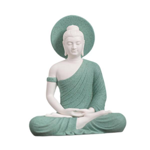 説明: vivid vivid shape長期使用のための滑らかなライン wideワイドアプリケーション]:ブッダの彫刻は.家.ベッドルーム.リビングルーム.オフィス.カフェ.レストランなどを飾るのに非常に適していますあなたのテーブル.棚....