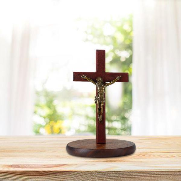 説明:[イエス十字架は置物を交差させます]:それはイエスの十字架刑を示し.redい.信仰の声明を象徴し.任意の部屋に敬意を払うものにします金属製の木材素材.細かい細部.現実的なボディライン.敬iousな顔の特徴を備えた素晴らしい仕上がり w...