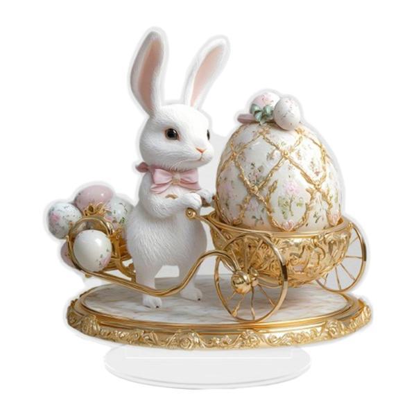 説明:[革新的なデザイン]: この2Dイースターバニー装飾はユニークな2Dフラットデザインが特徴で.イースターのお祝いの雰囲気を強く演出します. [素材]: アクリル製のこの装飾品は.長期間の美しさと弾力性を確保し.時間が経っても明るい外観...