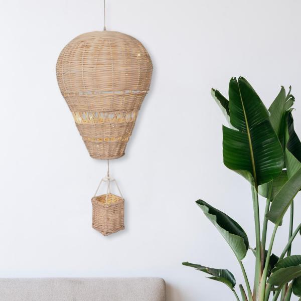 説明:[サイズ情報]籐編みの熱気球壁飾りの寸法は約30cmx22cm/11.81インチx8.66インチ. [籐素材]熱気球壁掛け装飾は籐.鉄フレーム.耐摩耗性と丈夫な素材で作られています. [手作り]各作品は細心の注意を払って手作りされてお...