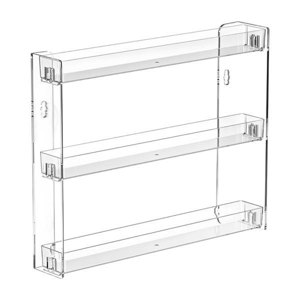 説明:[アクリル素材]3層メイクアップオーガナイザー壁掛けはアクリル製で.軽量で丈夫な構造です. [サイズ情報]アクリルフローティングシェルフ壁取り付けサイズは約24.9cmx5.9cmx31.1cm/9.80インチx2.32インチx12....
