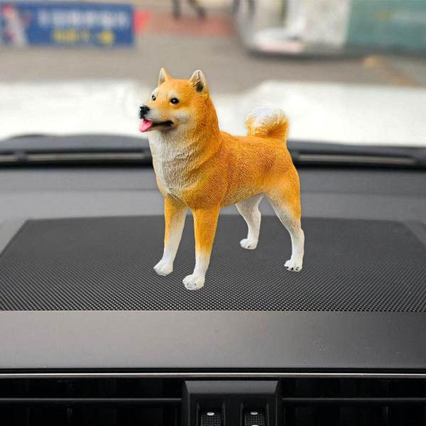 説明:[かわいいスタイル]: 愛らしくてクリエイティブな柴犬の像.鮮やかで興味深い.モダンなアート装飾.精巧な仕上がり.家の装飾に最適です.サイズは約12cmx11cm/4.72インチx4.33インチ. [プレミアム素材]: この犬の置物は...