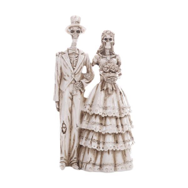 説明:[ハロウィンデコレーション]: このスケルトンの花嫁と花婿のデコレーションは.ハロウィンのデコレーションに目を引くアクセントになります.サイズは8cm x 6cm x 15cmで.どんなスペースにも合います. [高品質の樹脂素材]: ...