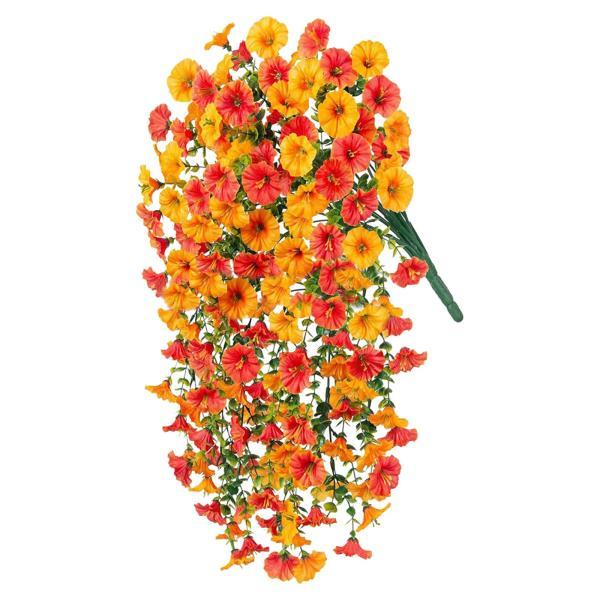 説明:[リアルな吊り花]: 鮮やかな春夏の花柄デザインが特徴のこの造花は.水やりや直射日光を必要とせず.生きているような外観を提供します. [プレミアム素材]: 上質なシルクとPP素材で作られたこの装飾用ハンギングプラントは.丈夫で色褪せに...