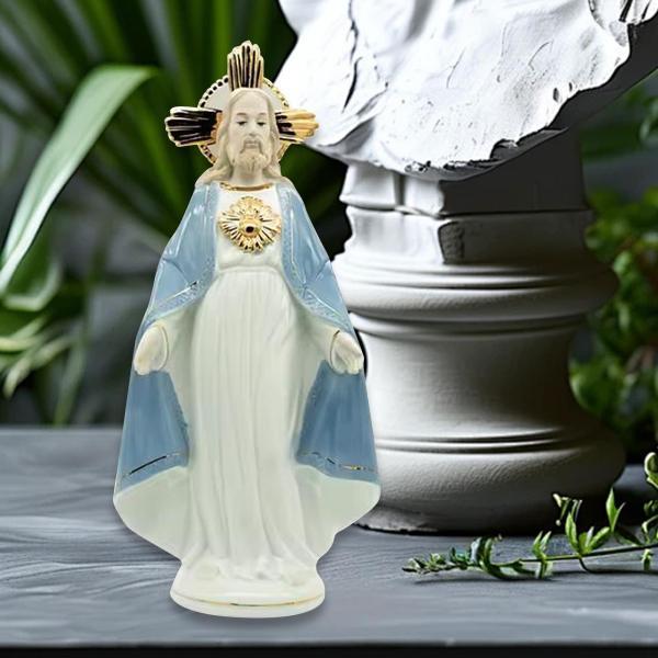 説明:[製品サイズ]: イエス聖像.長さ×幅×高さ15.3cm×9cm×32cm/6.02インチ×3.54インチ×12.60インチ. [カトリックキリスト教の装飾]: 繊細なイエスの宗教的な置物は.細部までこだわった職人技で.クリスマスの装...