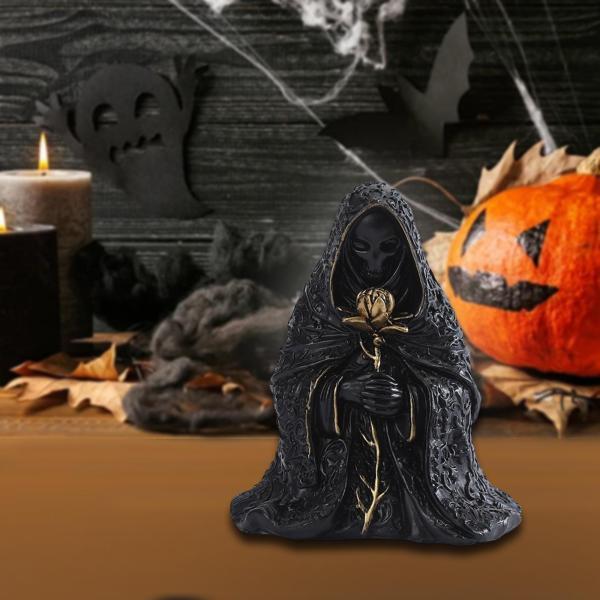 説明:[ハロウィンデコレーション]: クリエイティブでユニークな魔法使いの置物.ハロウィンのデコレーションに素敵なアクセント.どんな空間にも優雅さと芸術的な魅力を添えます. [プレミアム素材]: この装飾像はプレミアム樹脂素材で作られており...