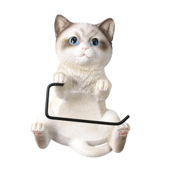 説明:[かわいい猫型のトイレットペーパーホルダー]: この上品で愛らしいホルダーは.どんな空間にも素敵なアクセントを添えます.トイレ.オフィス.ホテル.リビングルーム.寝室.ダイニングルーム.アパートなど.あらゆる場所でお使いいただけます....