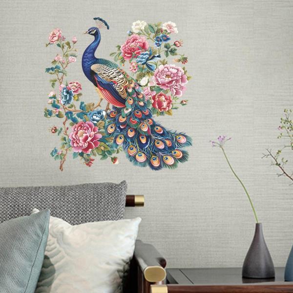 説明:[素材]: このウォールデカールはPVC素材で作られており.丈夫であらゆる壁の色に適しています. [水彩レインボーデザイン]: 美しい孔雀牡丹のデザインが特徴で.寝室の装飾にどんなお部屋にも魅力的なタッチを加えます. [幅広い用途]:...