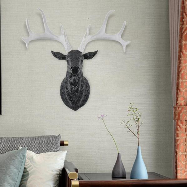 説明:[エレガントなデザイン]: 高級感のある外観.樹脂製の鹿の頭の彫刻がご自宅に魅力を加え.簡単で安全な取り付け. [プレミアムで信頼性]: 鹿の頭の壁彫刻は高品質の樹脂素材で作られており.優れたプロセスと美しい外観で人気と実用性を確保し...