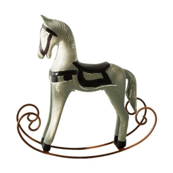 説明:[ヴィンテージデザイン]: この美しく作られたロッキングホースで.ご自宅に懐かしい温かさを添えましょう.アンティーク調の仕上げがクラシックで使い古したような雰囲気を醸し出し.素朴な雰囲気.ファームハウス風.シャビーシックなインテリアに...