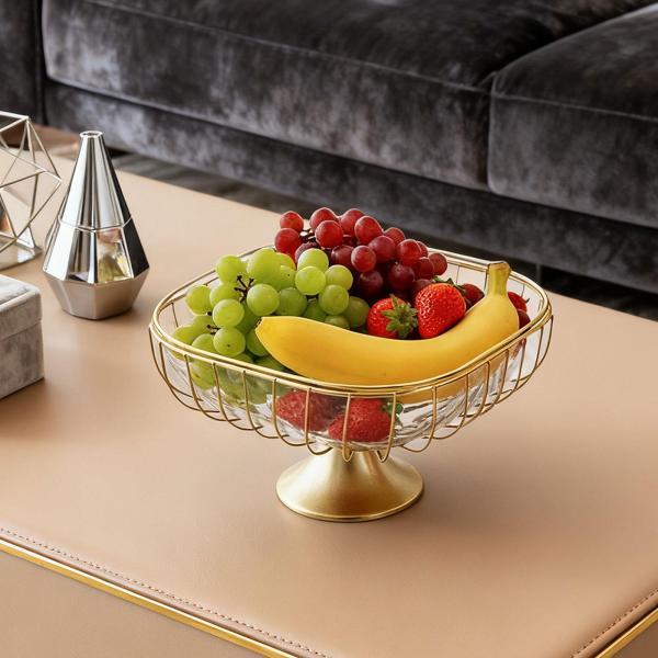 説明:[中空デザイン]: 丸型のワイヤーカウンタートップバスケットトレイ.高い足のデザインでより安定した配置が可能[通気性]: 鉄線が整然と間隔をあけて配置されており.通気性に優れているため.空気がよく循環します. [特徴]: フルーツ皿の...