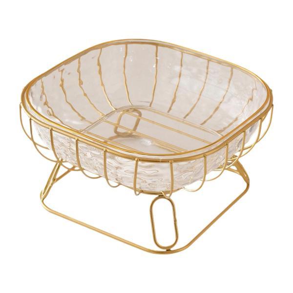 説明:[プレミアム素材]厚みのあるPETと丈夫な鉄で作られたこのフルーツトレイは.耐久性が向上し.毎日の使用に安全です. [エレガントなデザイン]ユニークな水の波紋の質感と透明な仕上げが特徴で.リビングルームやティータイムのセッティングにモ...