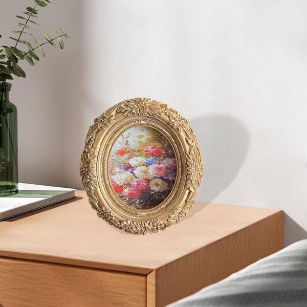 説明: [ヴィンテージデザイン]: クラシックなヨーロッパとフランスのアンティーク調の外観と複雑なレトロな花の彫刻が特徴で.どんなお部屋にも時代を超越した優雅さを加えます. [プレミアム素材]: 高品質の樹脂で作られたこのフォトフレームは....