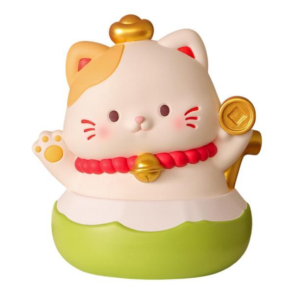説明:[鮮やかなスタイル]: かわいい漫画の猫の像は.細かい細工と鮮やかなディテールを備え.面白くて創造的で.家庭やオフィスの装飾に最適で.暖かい雰囲気を添えます. [多機能]: 繊細な装飾彫刻であるだけでなく.貯金箱としても使えます.大き...